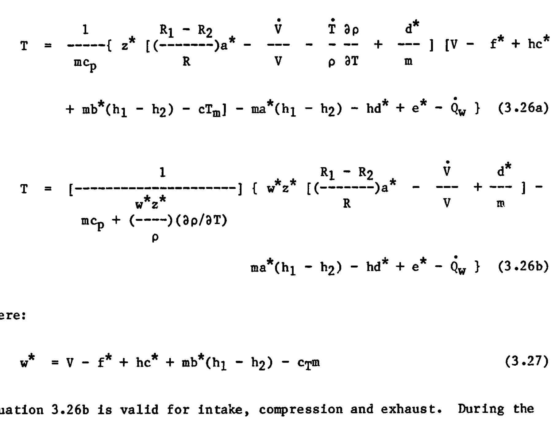 Figure 7 - A Performance Model of a Spark Ignition Wankel