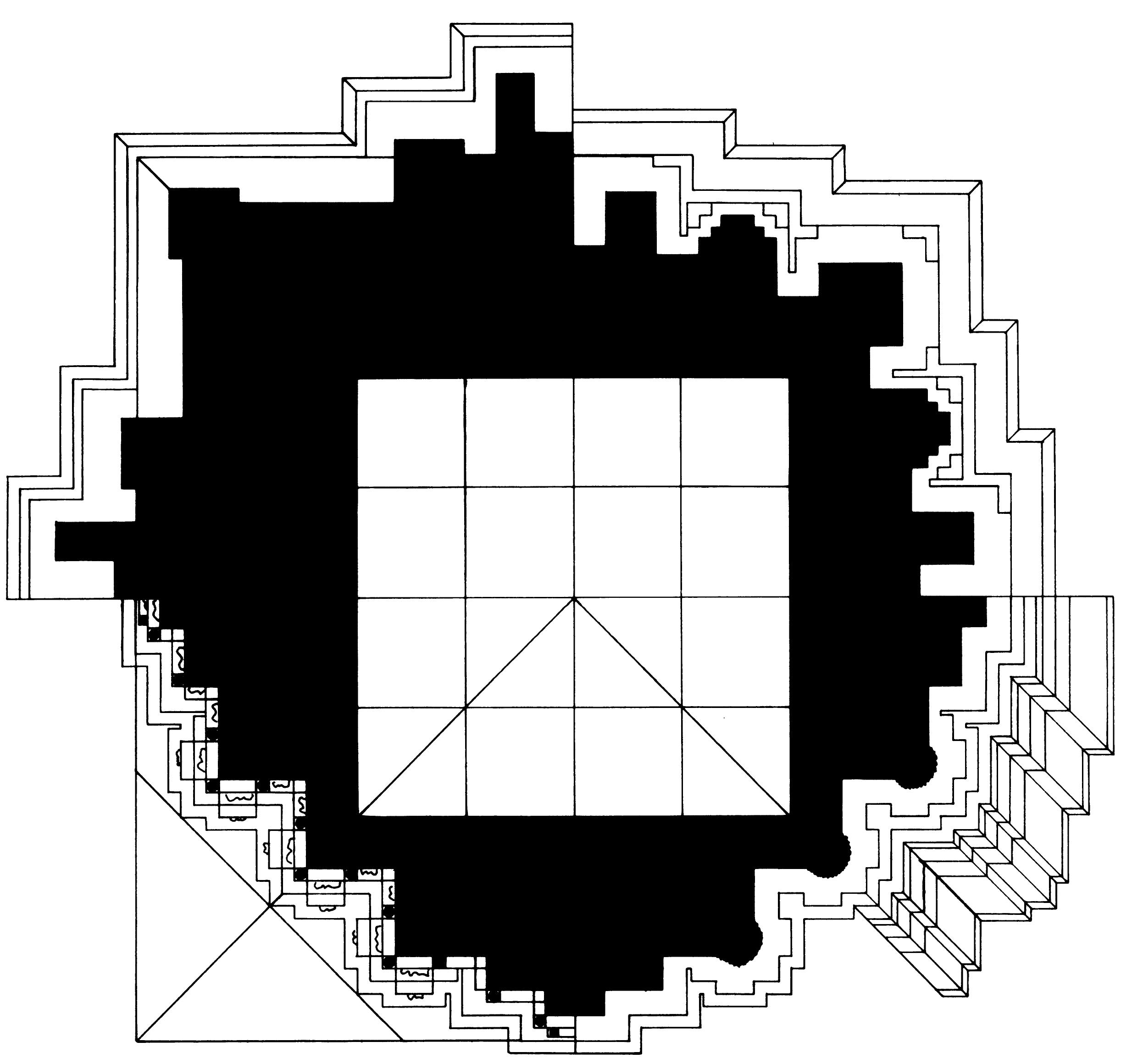 Development of square-based ground plans: