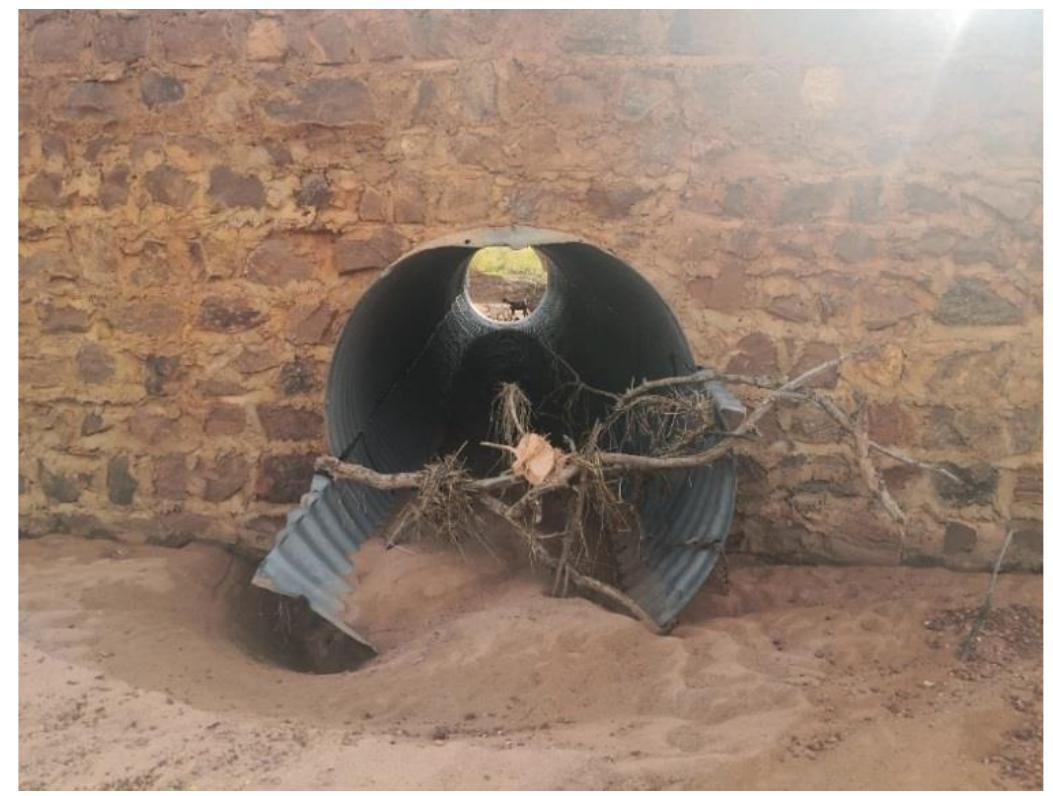 3. deformation in pipe culvert in shag yahia fig. 4.