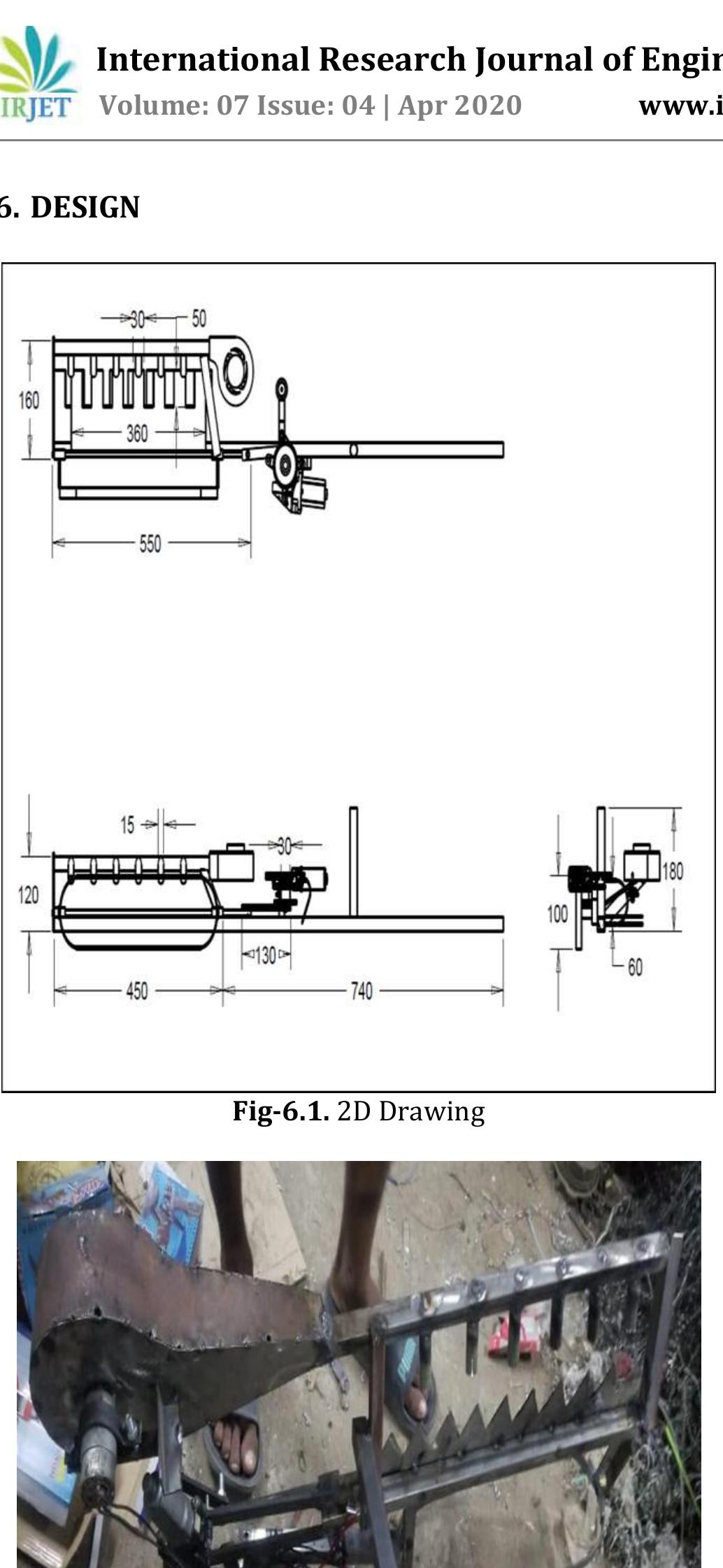 Figure 9 - IRJET- Solar Powered Tea Leaf Cutting Machine
