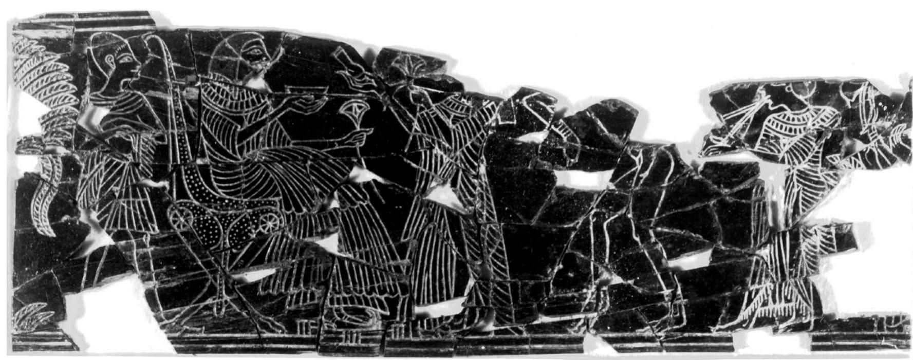 Detail of ivory inlay (c. 1300-1200 bce), tell el-far’ah ©)