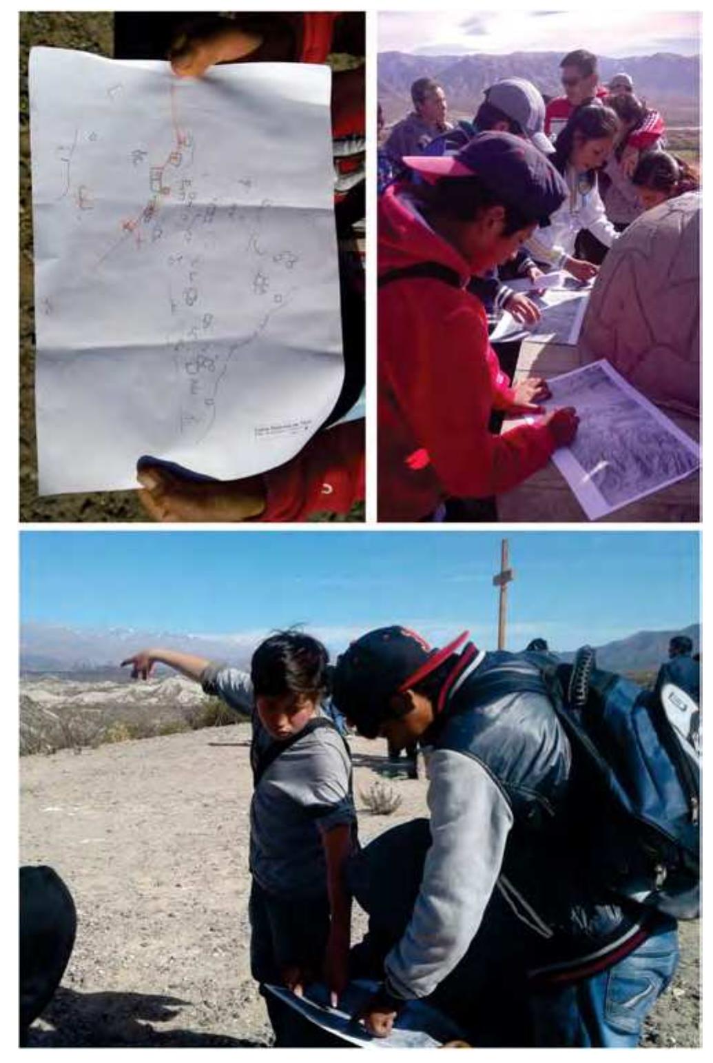 _ top left: map of the archaeological structures of loma