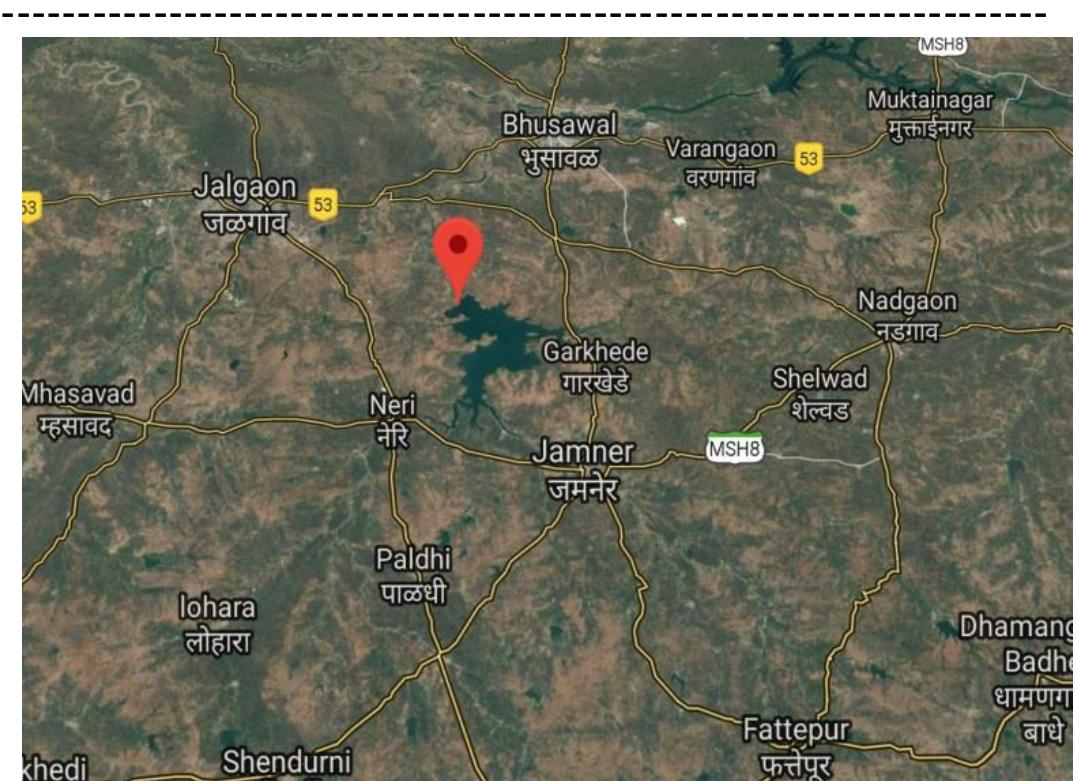 Location of waghur dam reservoir 1civil engineering