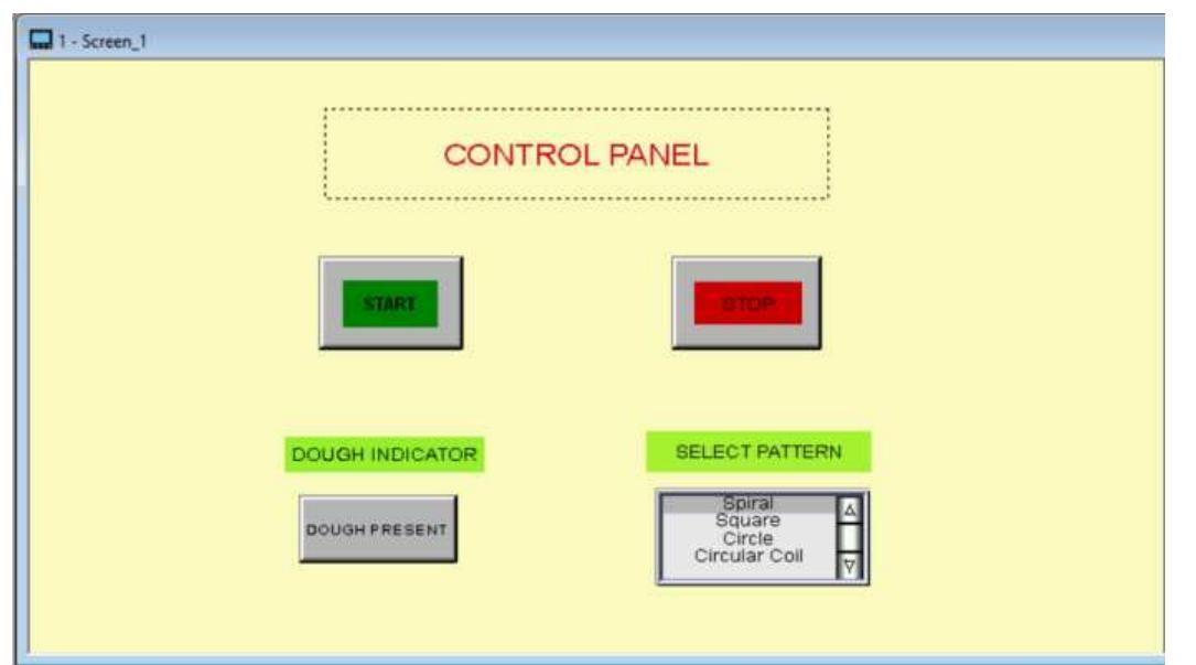 System (as shown in fig- 7), hmi is used as control panel