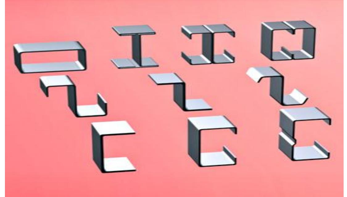 Types of cold form steel section in peb structures there are