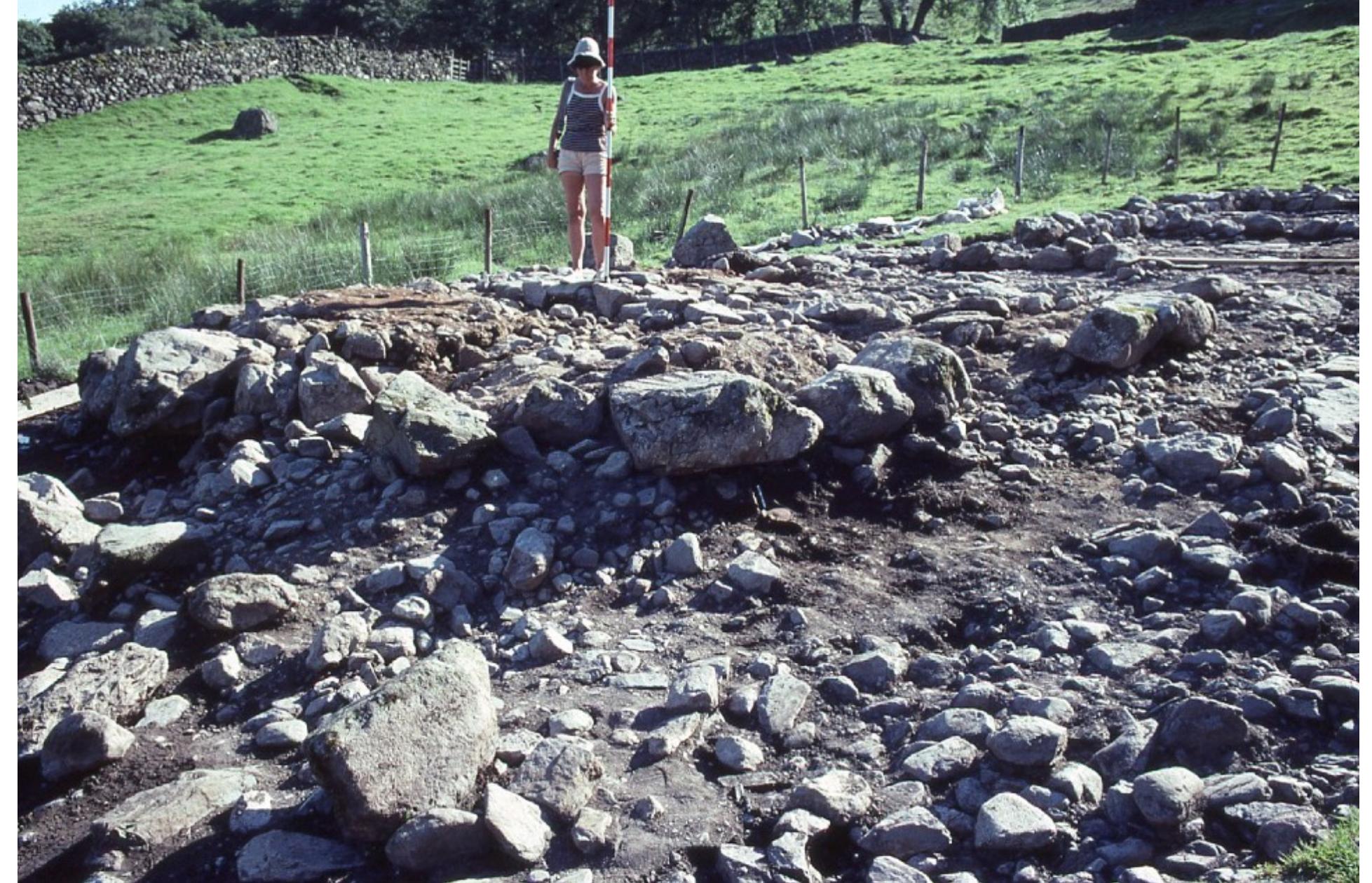 Below: the eastern end of the phase 2 platform at kentmere
