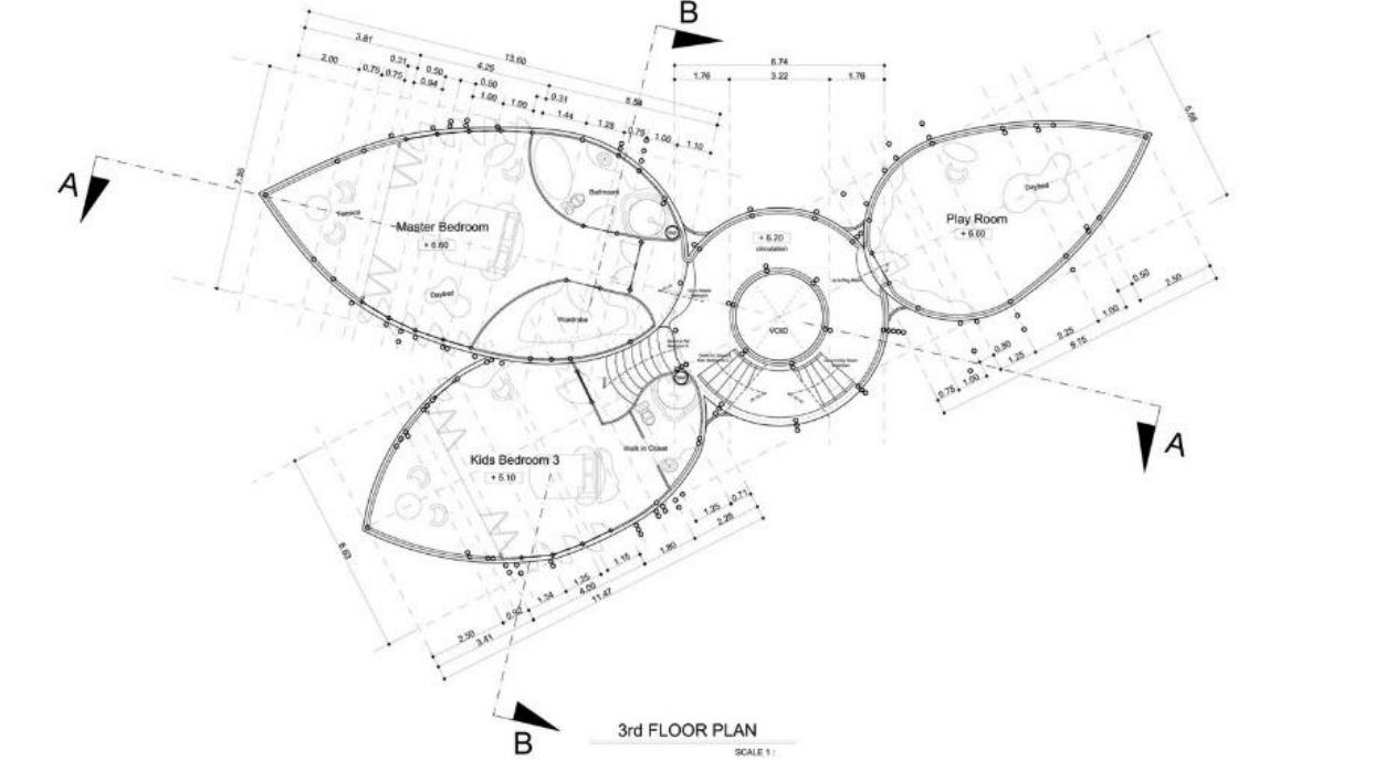 Plan of third floor (archdaily, 2012) figure 75: plan of