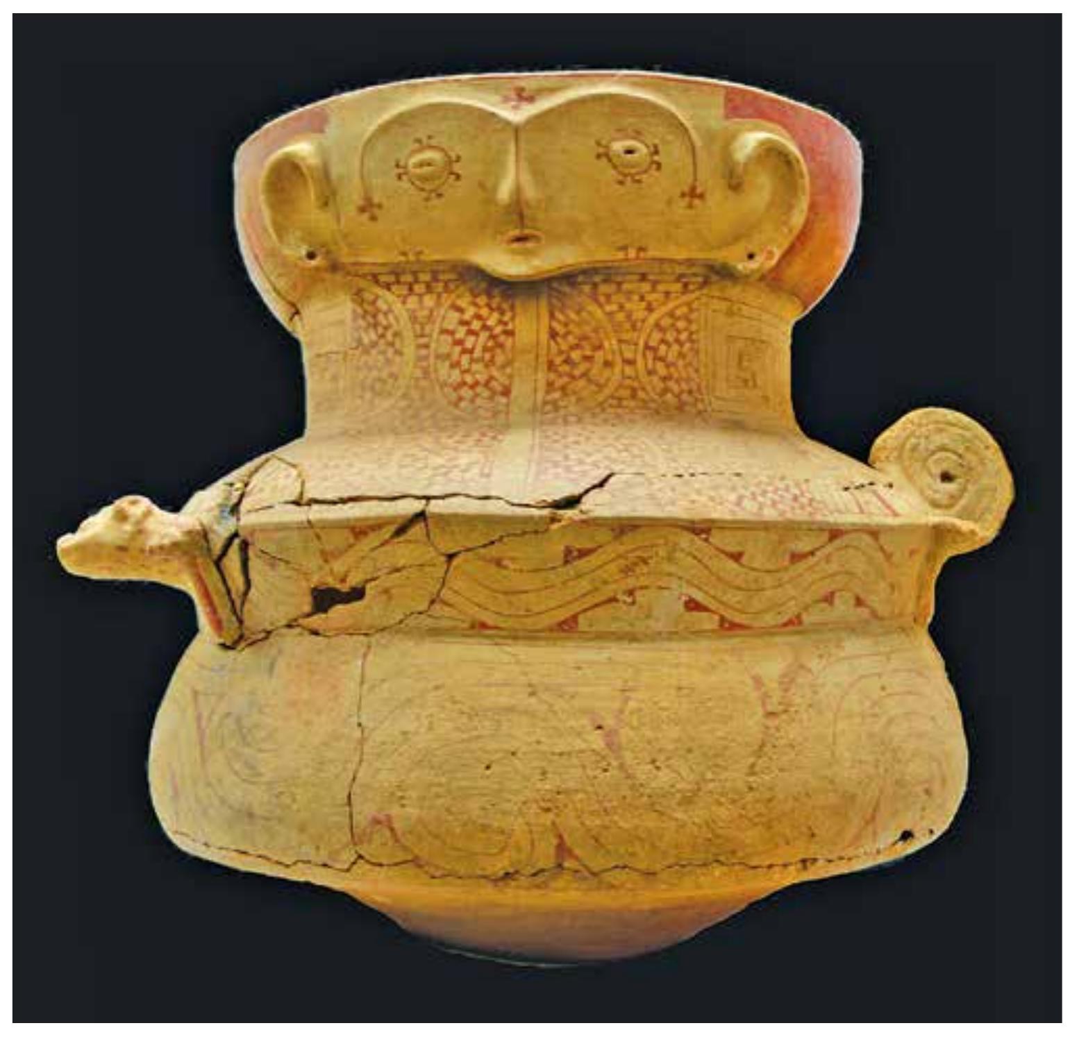 Ura 9. urna antropomorfa, tipica de la cultura aristé, de la