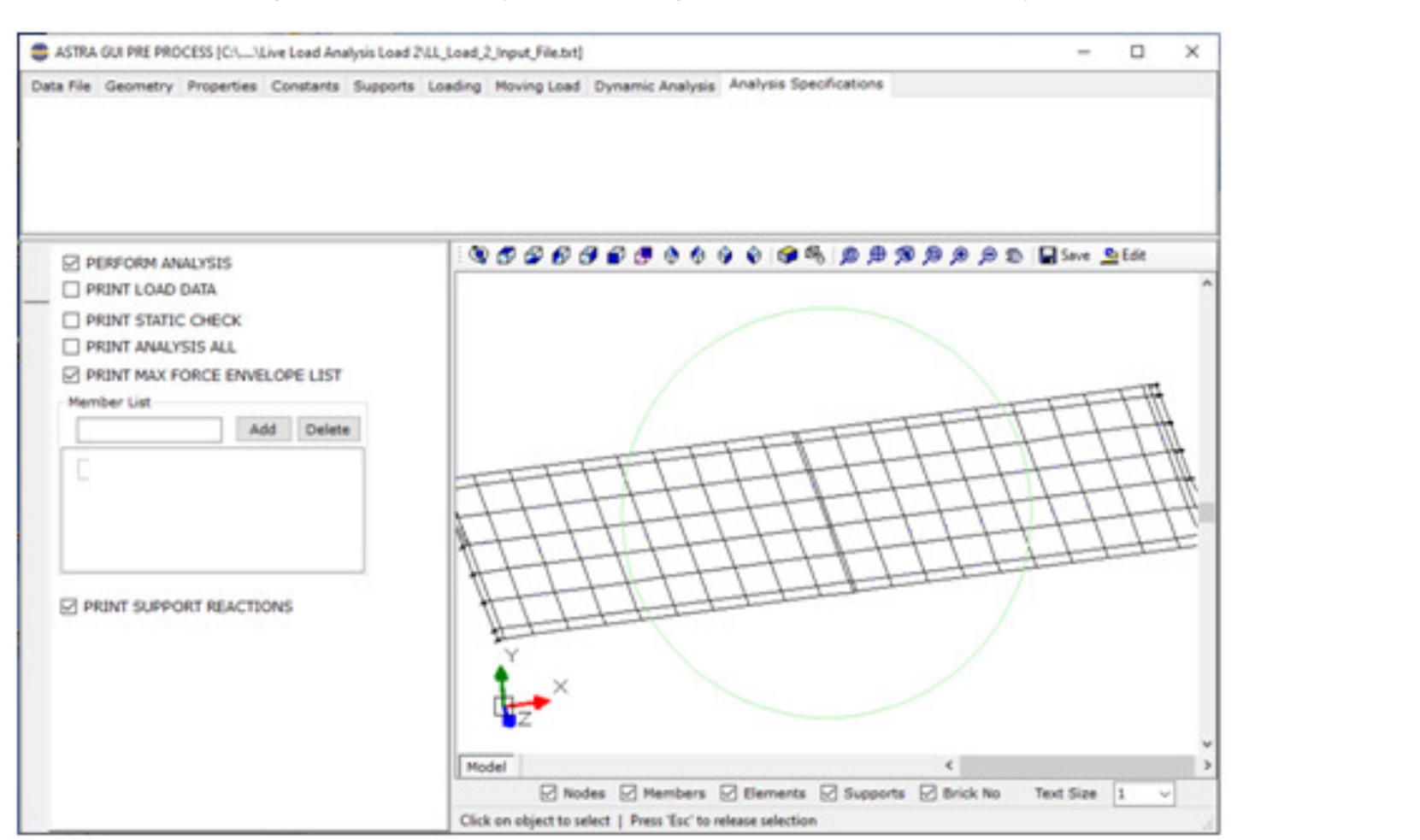 [grillage model analysis of bridge deck and girders by astra