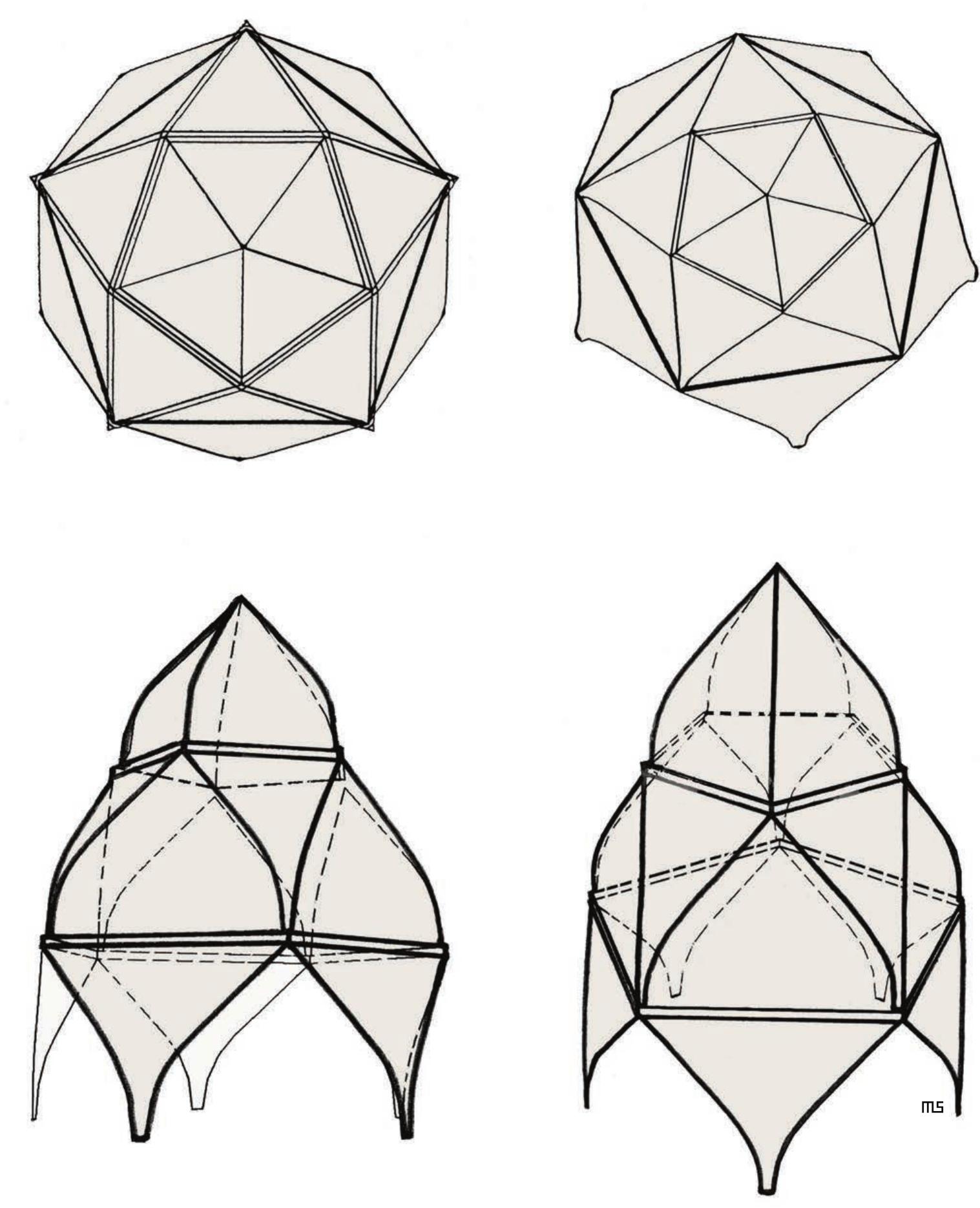 Figure 40 - Geometry of Muqarnas In Islamic Architecture