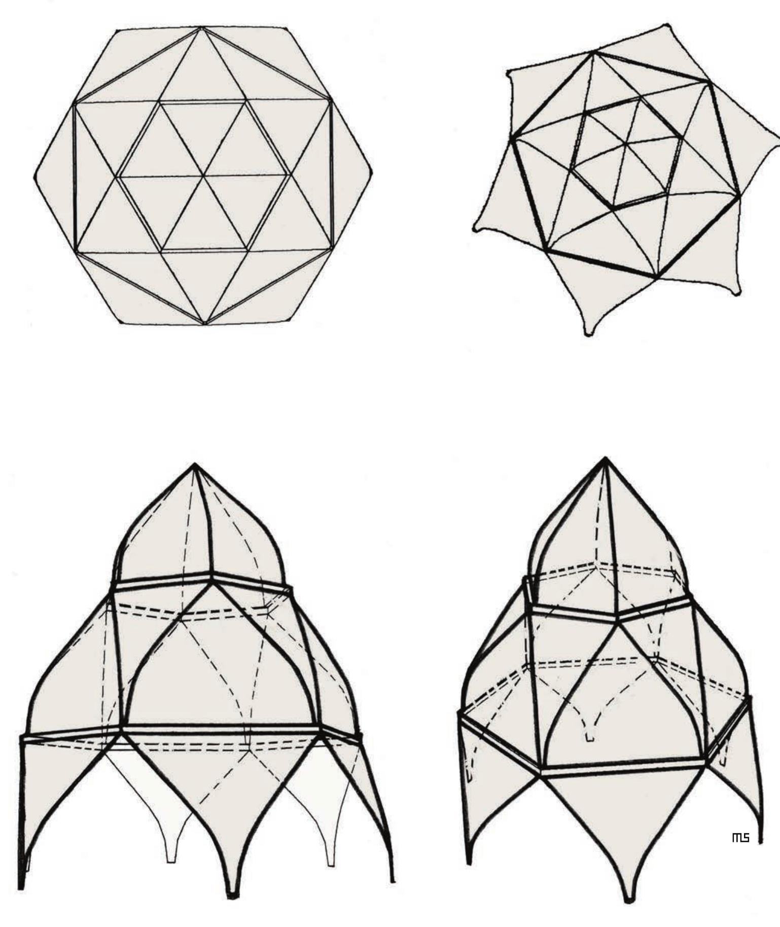 Figure 41 - Geometry of Muqarnas In Islamic Architecture