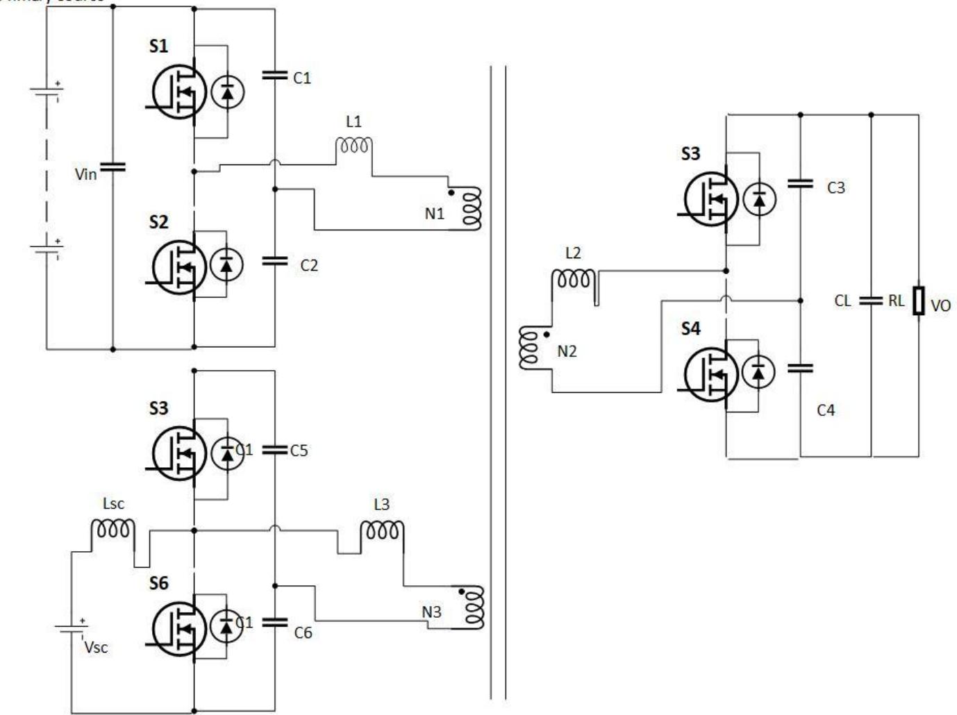 Three-port triple-half-bridge bidirectional dc-dc converter