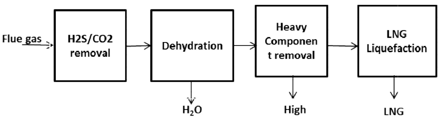 Typical lng plant’s block diagram ethanol amine (mdea)(lu et