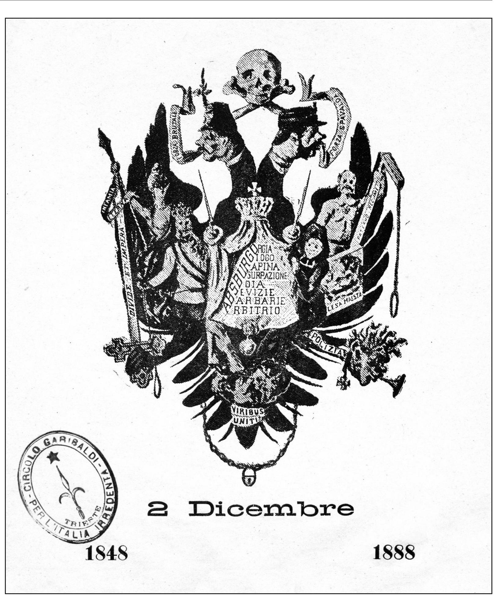 Figure 3 - The Halberd and the Compass. Italian Freemasonry