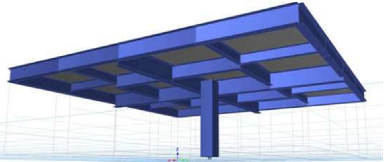 Composite mono column model
