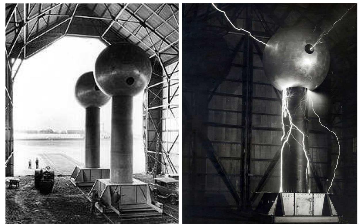 The famous van de graaff generator at round hill. (source:
