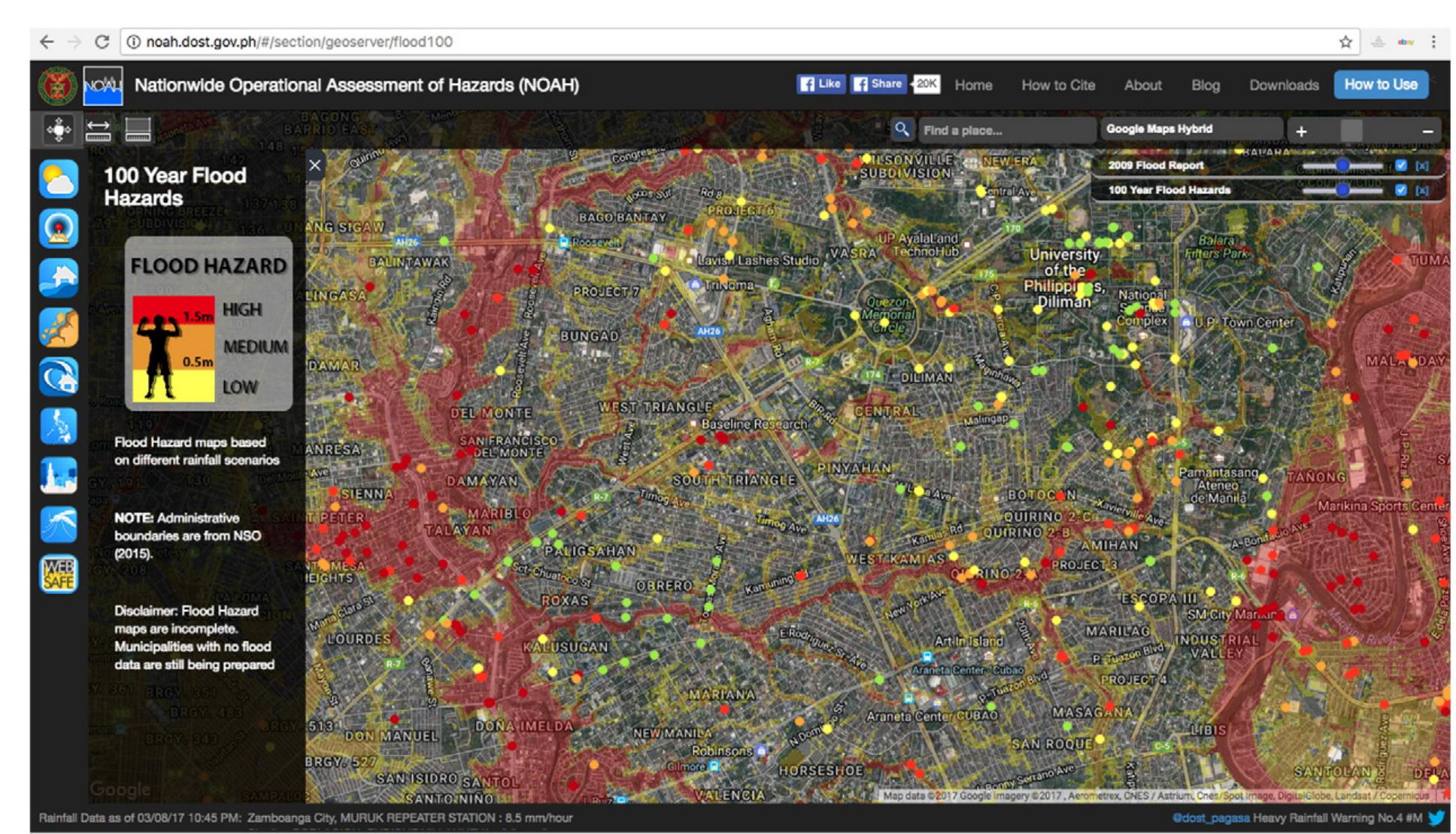 Figure 6 - from Disseminating near-real-time hazards