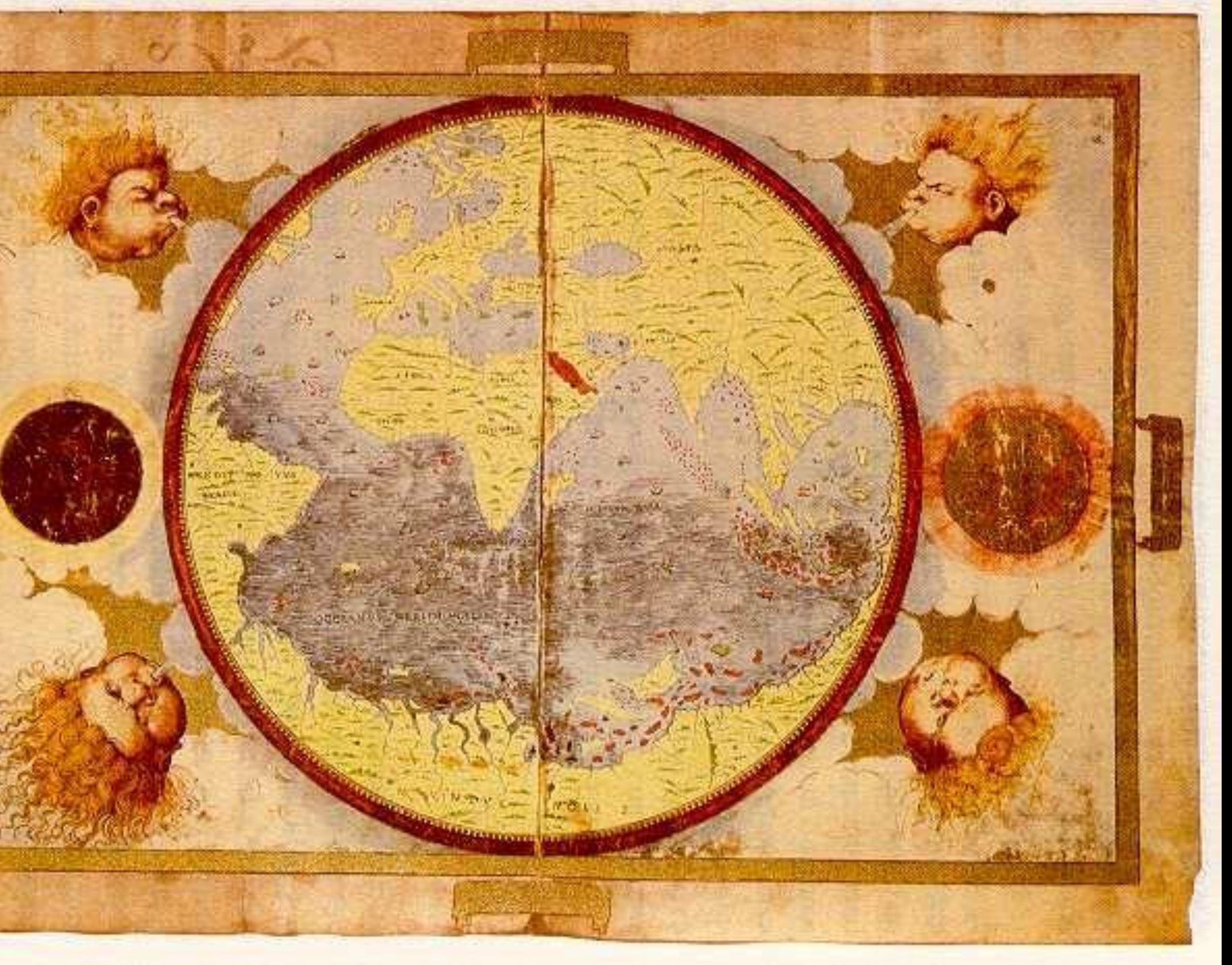 Figure 10 - 1519 Miller Atlas World Map - Cartographic