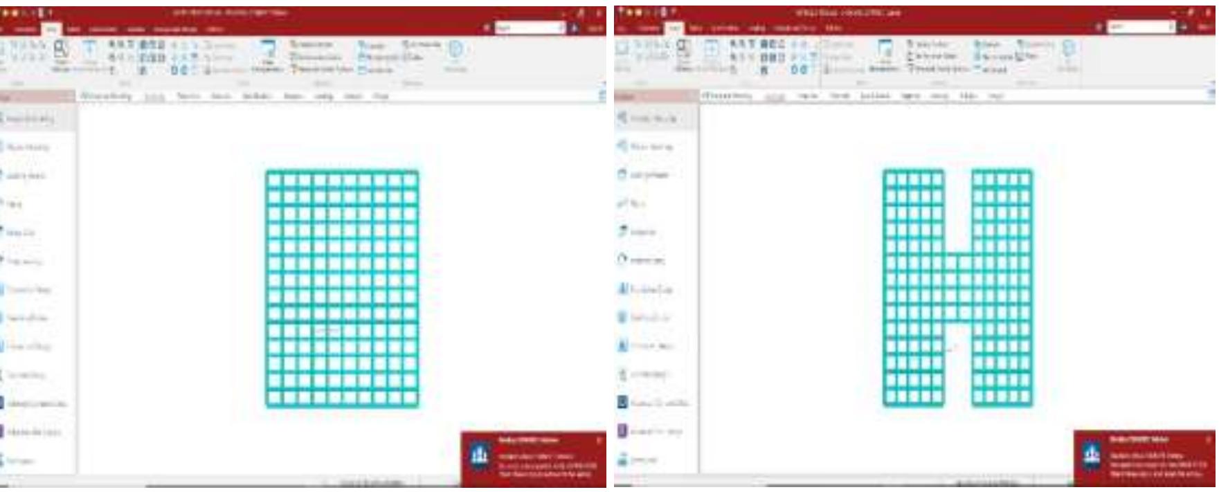Floor plan of the rigid tube structure and bundle tube