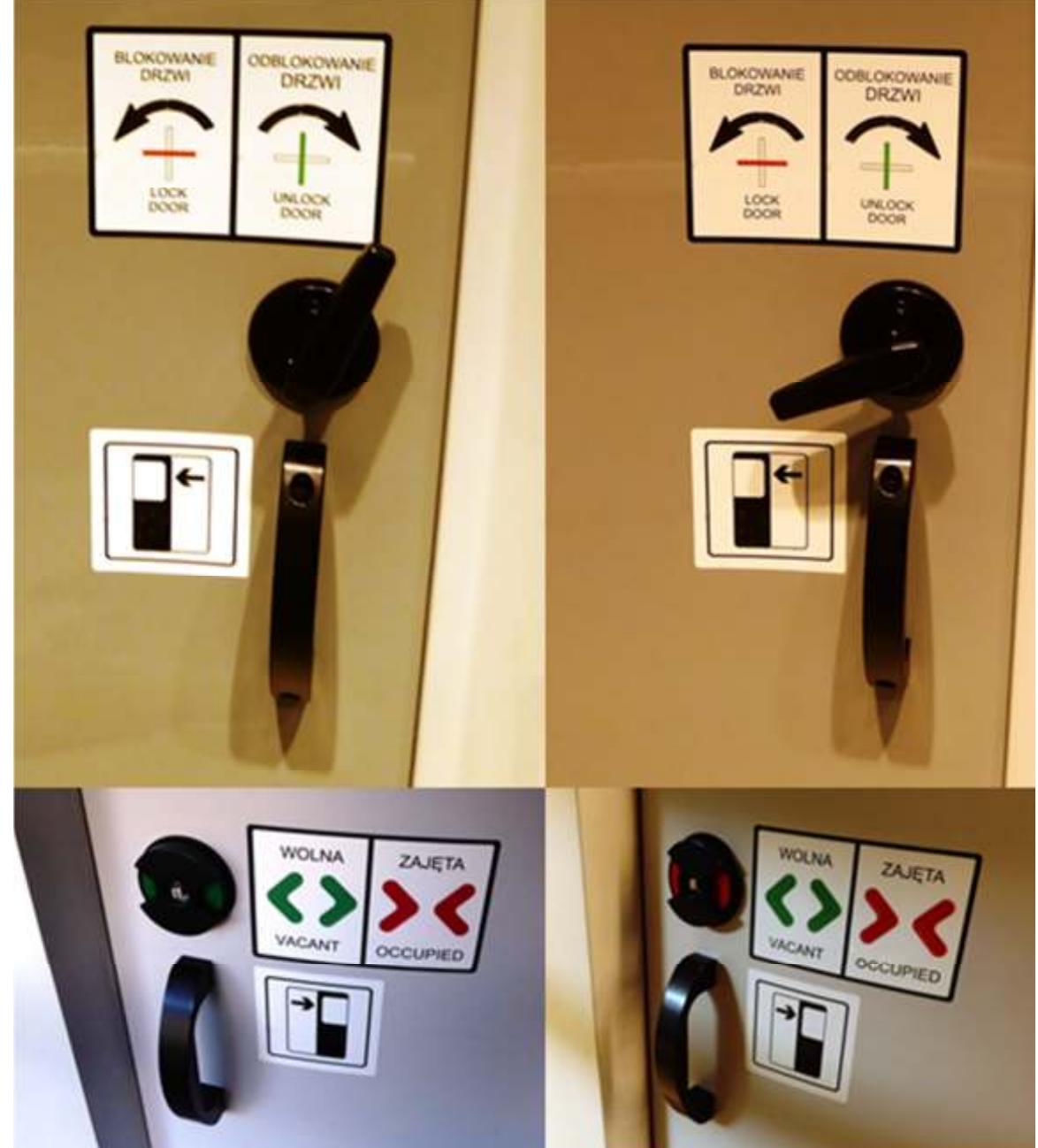 27. the most readable toilet lock on the lka train, view