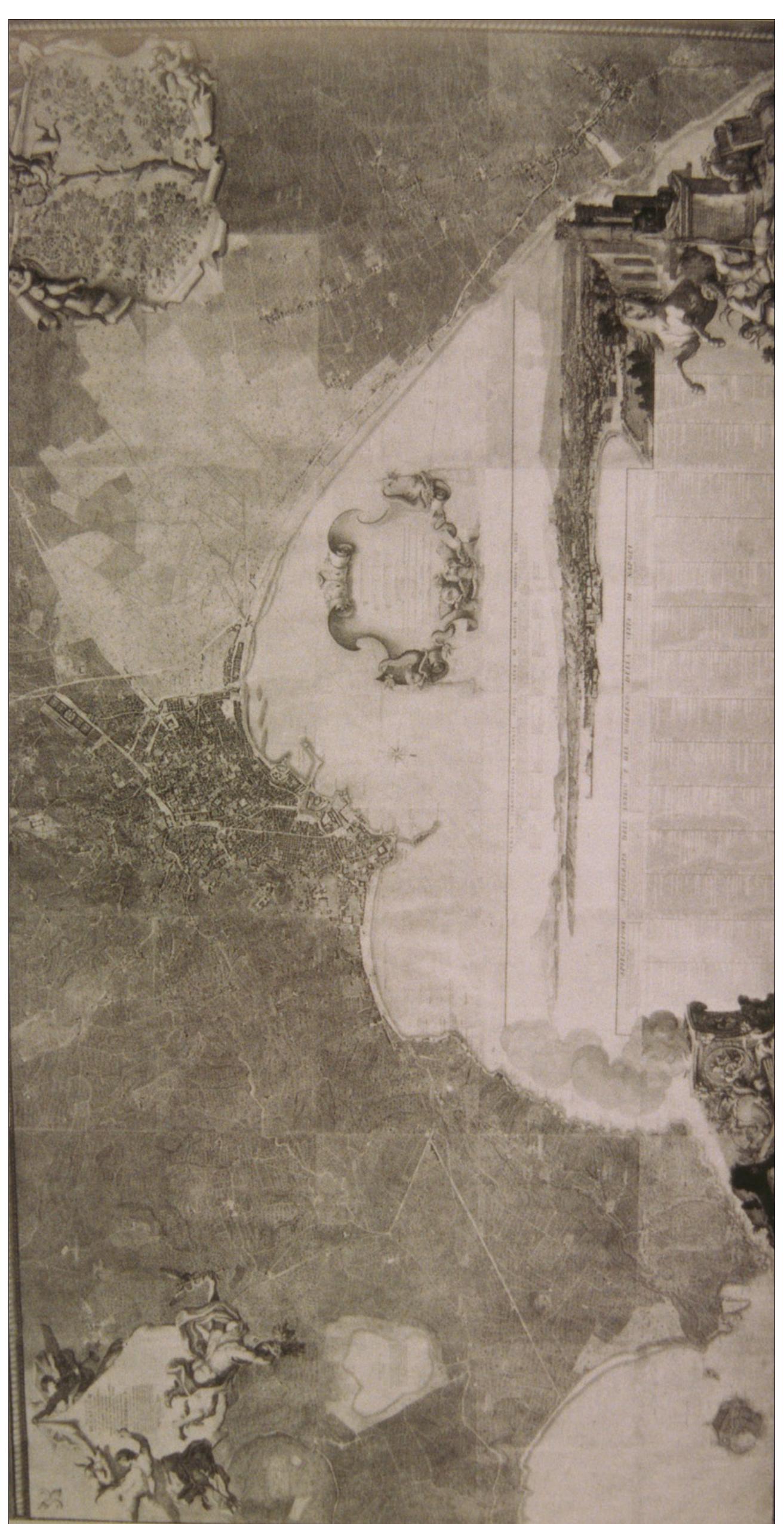 Giovanni carafa, duca di noja, mappa topografica della citta