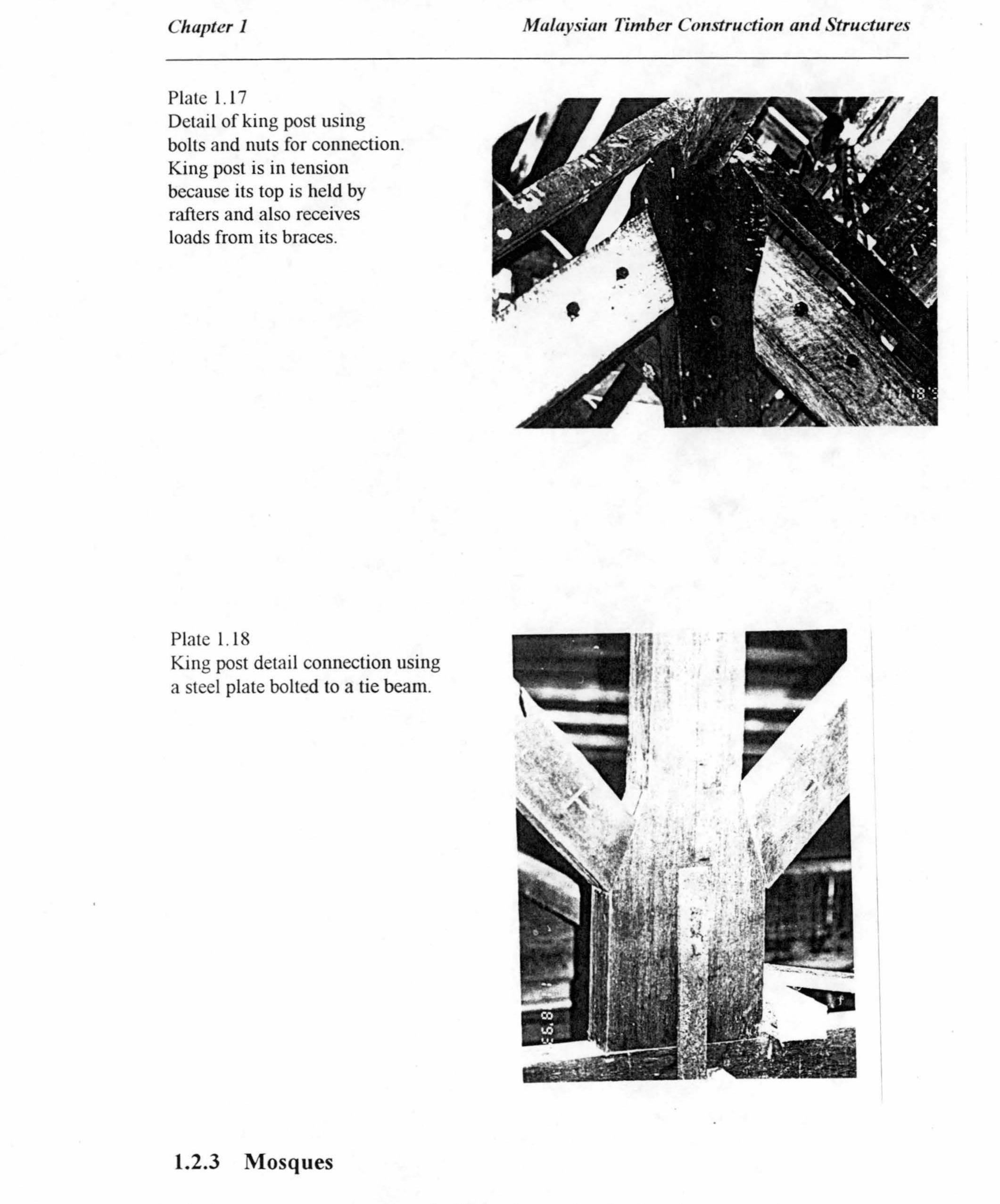 Timber mosques were first built on the malaysian peninsular