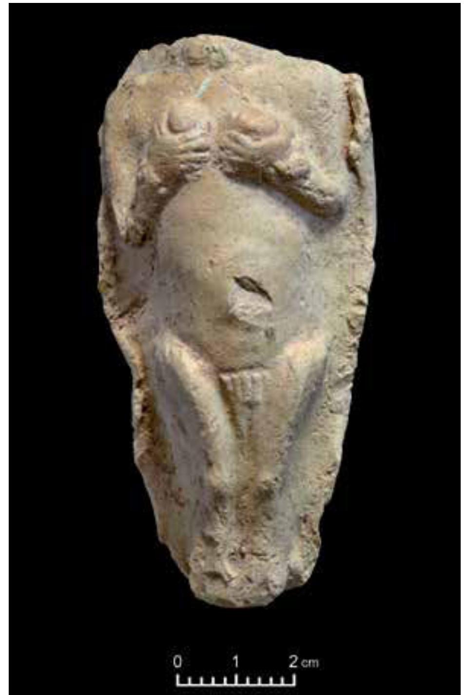 Terracotta figurine from mittani phase a&b in area a