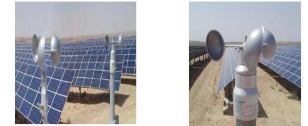 The anemometer installed on opvp 5.1 measurements