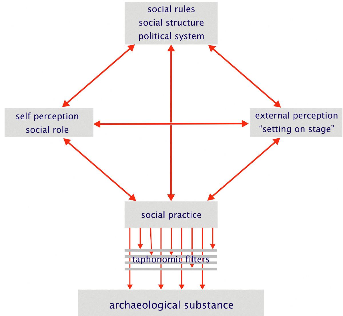 Schematic model for the interplay of factors affecting the
