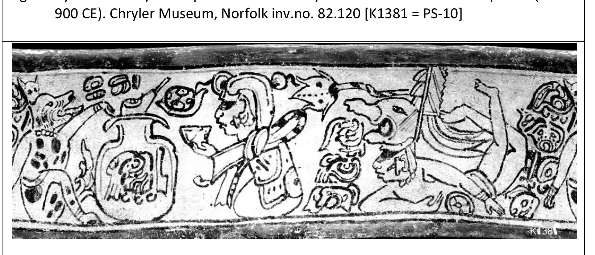 Figure 4 - 4P-9b: Drink/enema rituals in ancient Maya art.