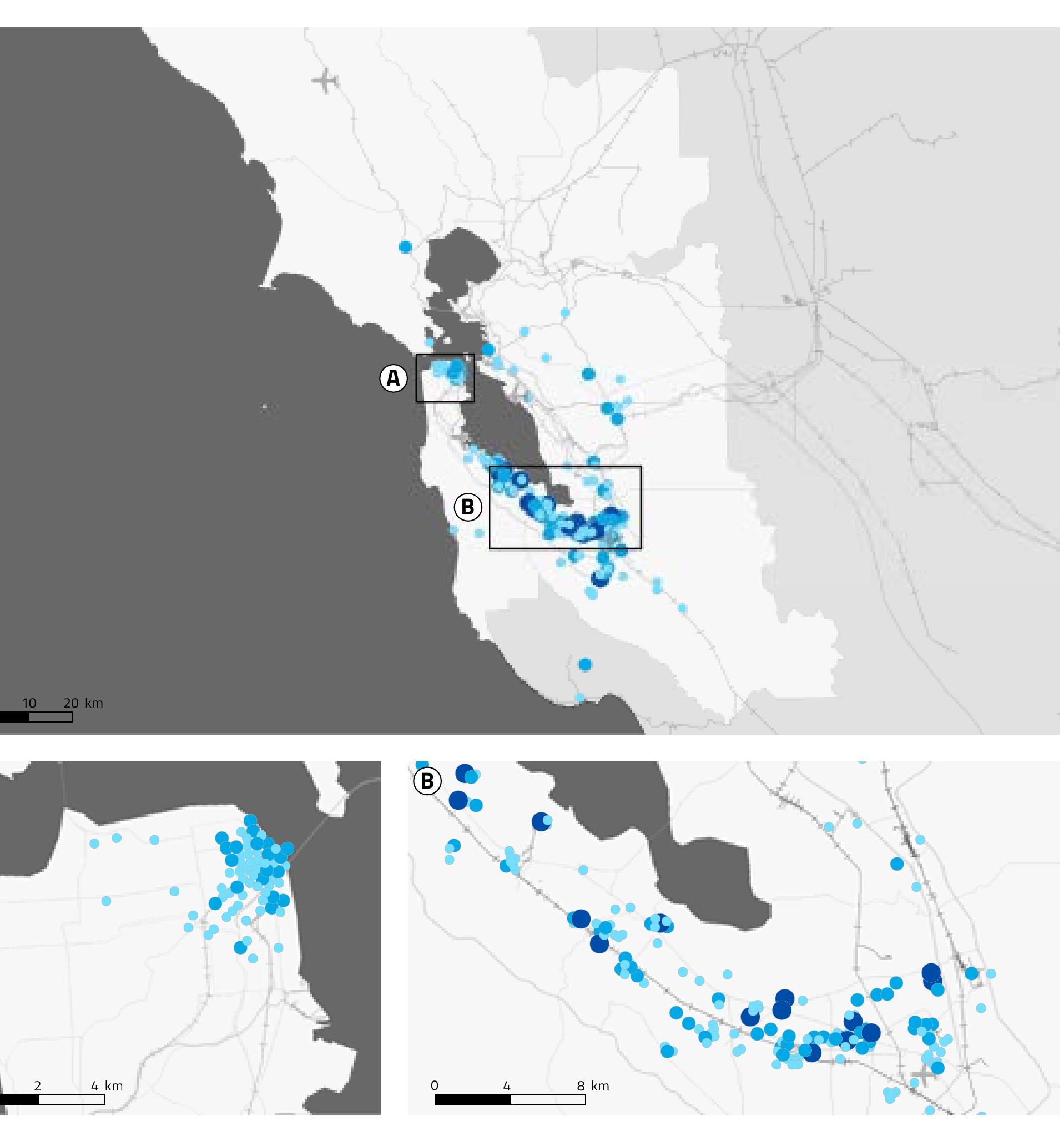 Map 3.1 sfba-headquartered pure-play cybersecurity firms by