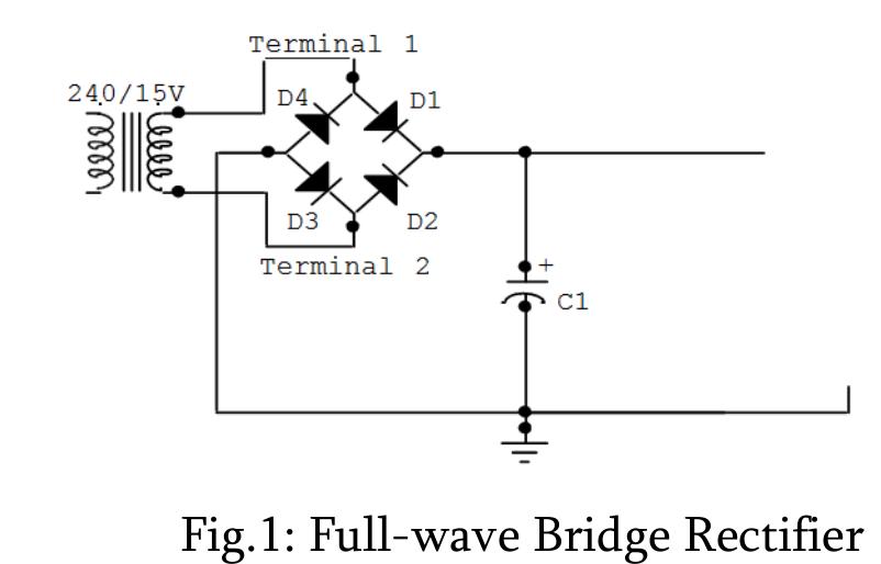 The circuit diagram is as shown in fig.1 below the voltage