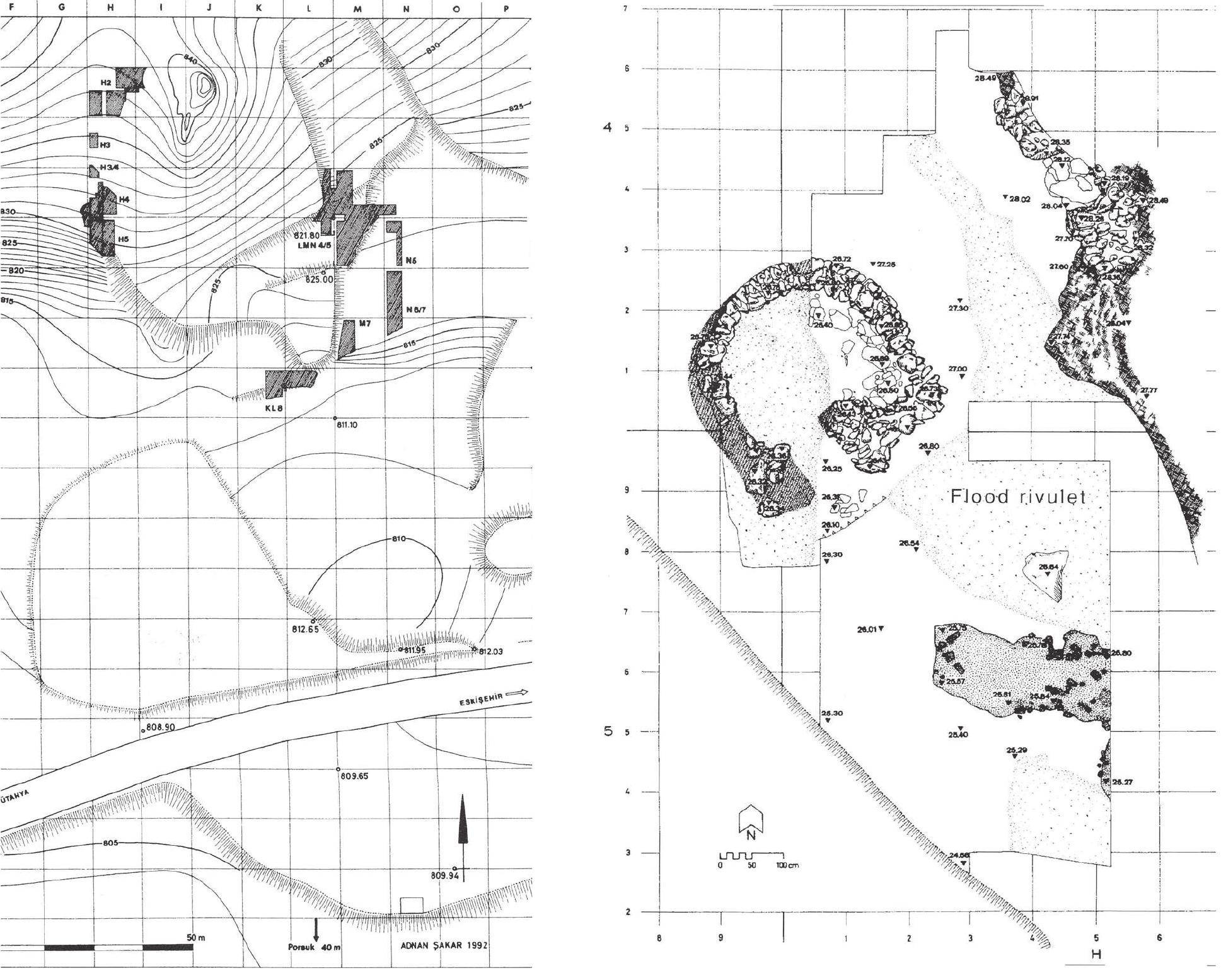 3. plan of orman fidanligi and a detail showing houses. 57.