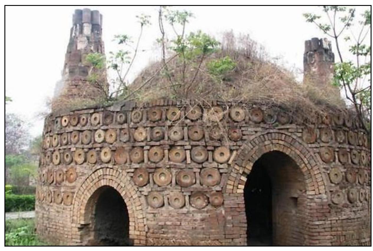 "mantou" kiln of the qing era (handan province, china). the