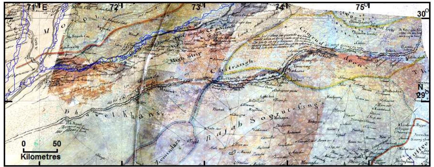3. a part of mirza mogul beg’s 1804 map (source: