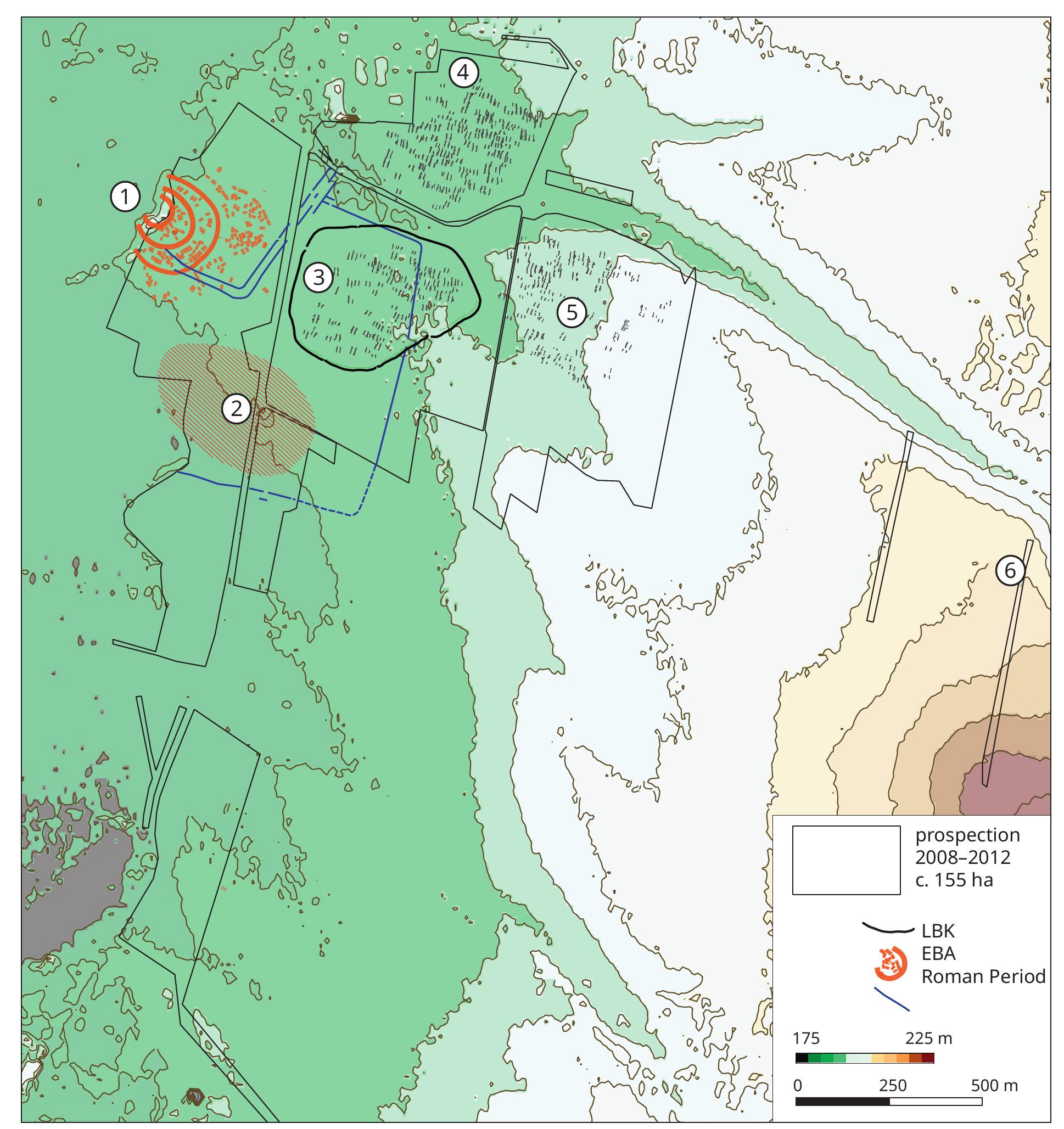 1.1. map showing location of the prospected area and
