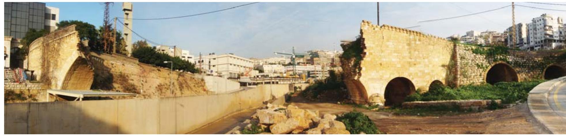 16: jisr el bacha ottoman bridge.