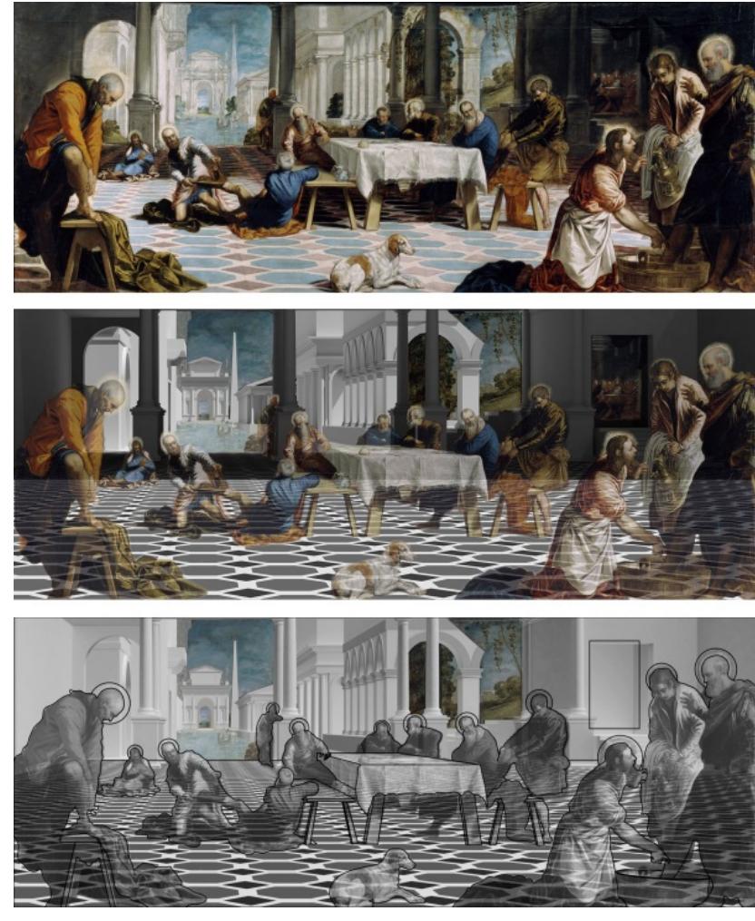 - jacopo tintoretto, la /avanda de/ pied, 1548-1549, oil on