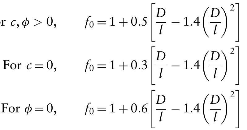 For the correction factor shown above, / is the length