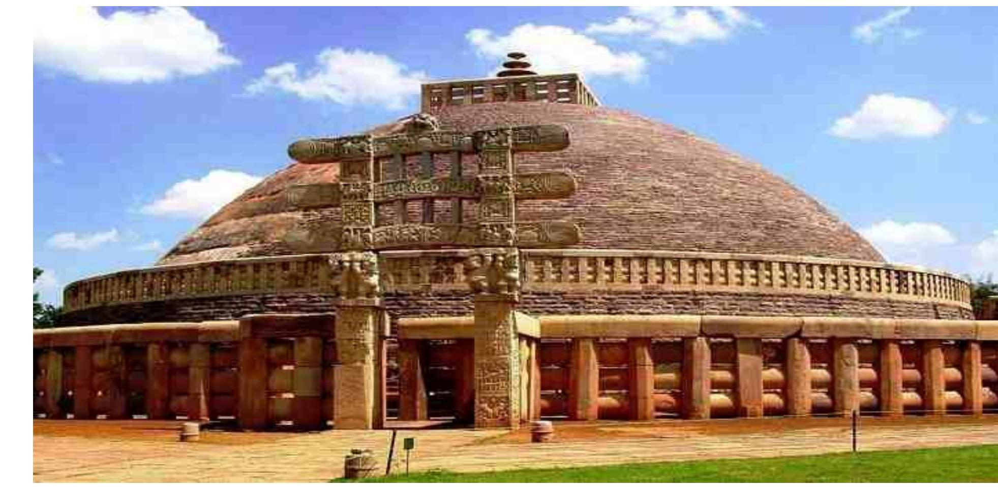 The great stupa at sanchi is one of the oldest s one