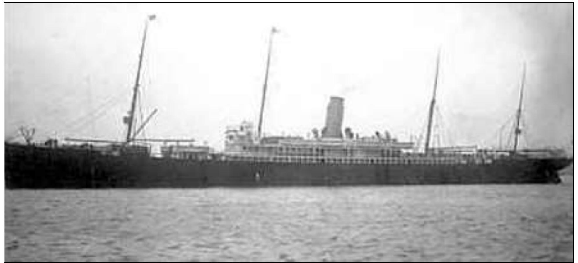 The gothic steamer (490 feet long) — (photo courtesy of