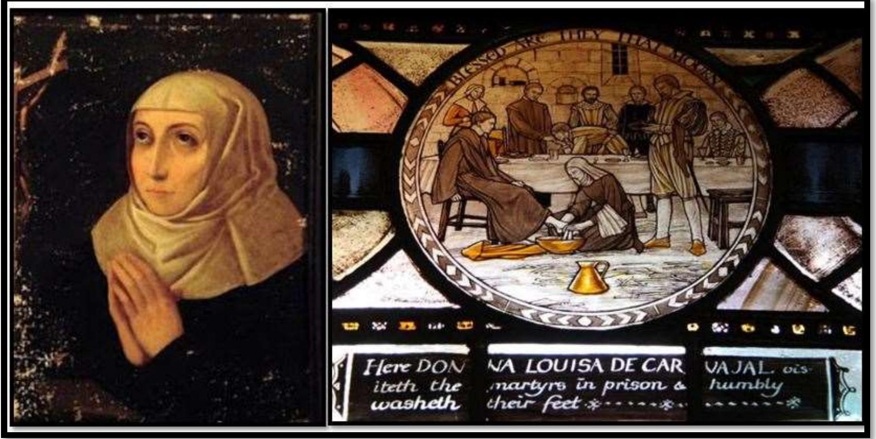 On the night before their execution, a spanish lady, donna