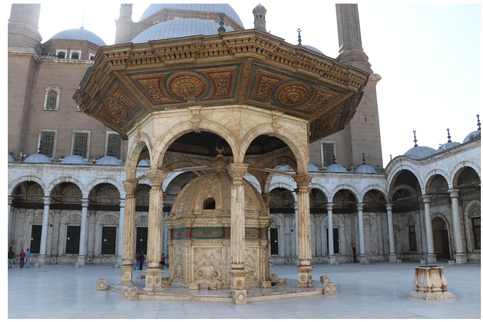 15 ablution basin and courtyard of muhammad ‘ali mosque.