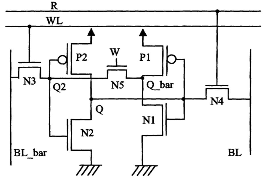 Schematic of 7t sram cell [5] 2.5 8t sram cell