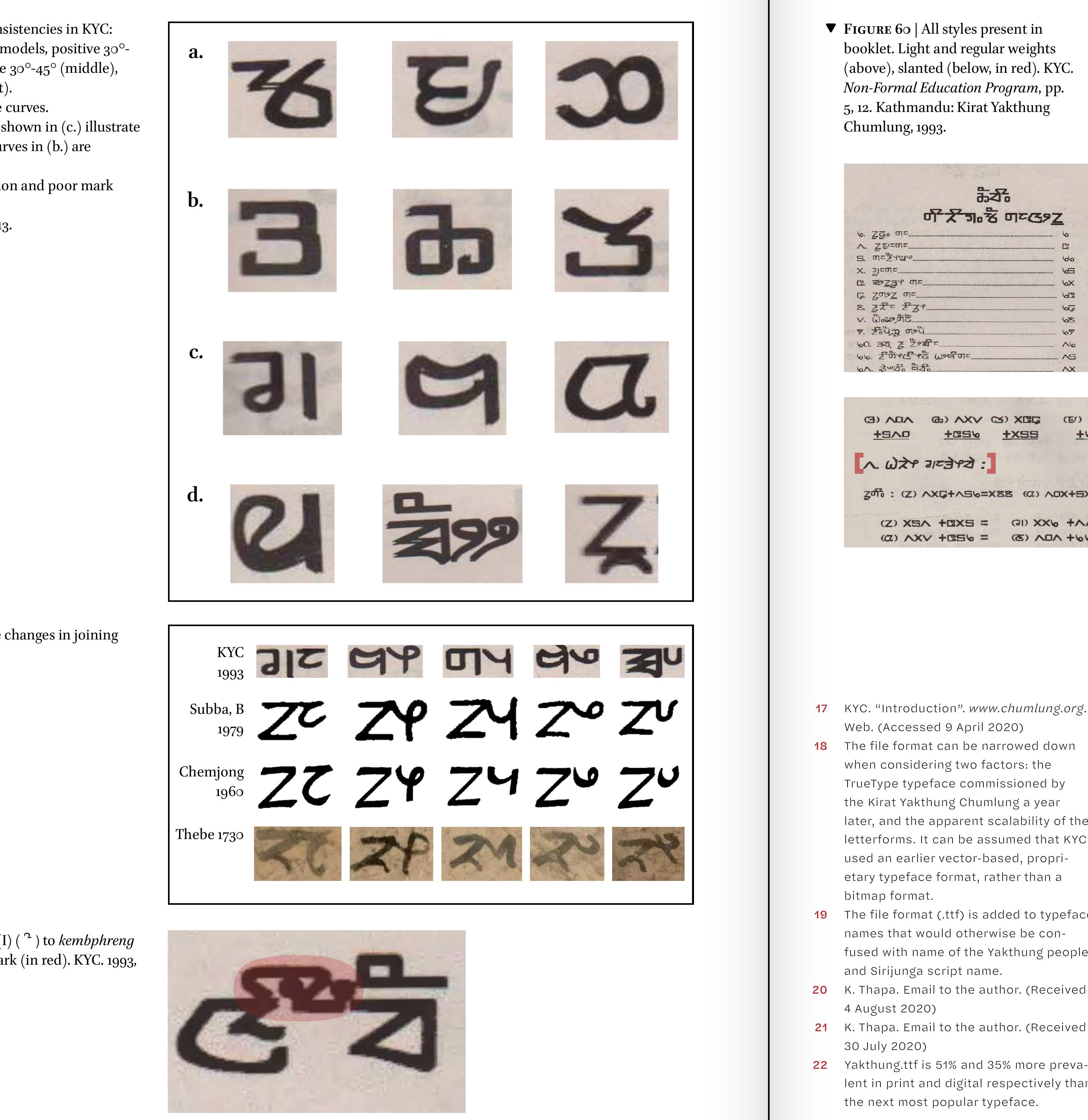 Figure 26 - Reconstructing a Constructed Writing System: The