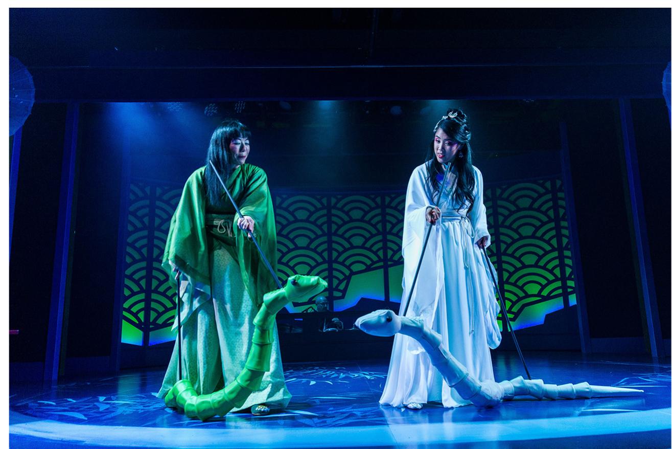 Fic. 1. green snake (momo nakamura) and white snake (eunice