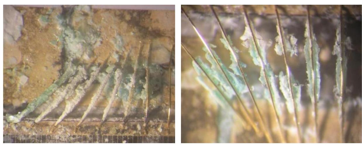 Examples of white spots. figure 12. examples of copper