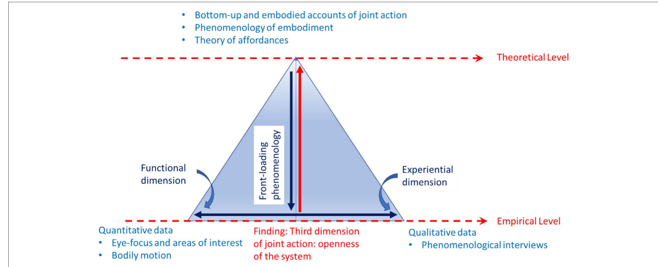 | diagram of the triangulation in the joint action
