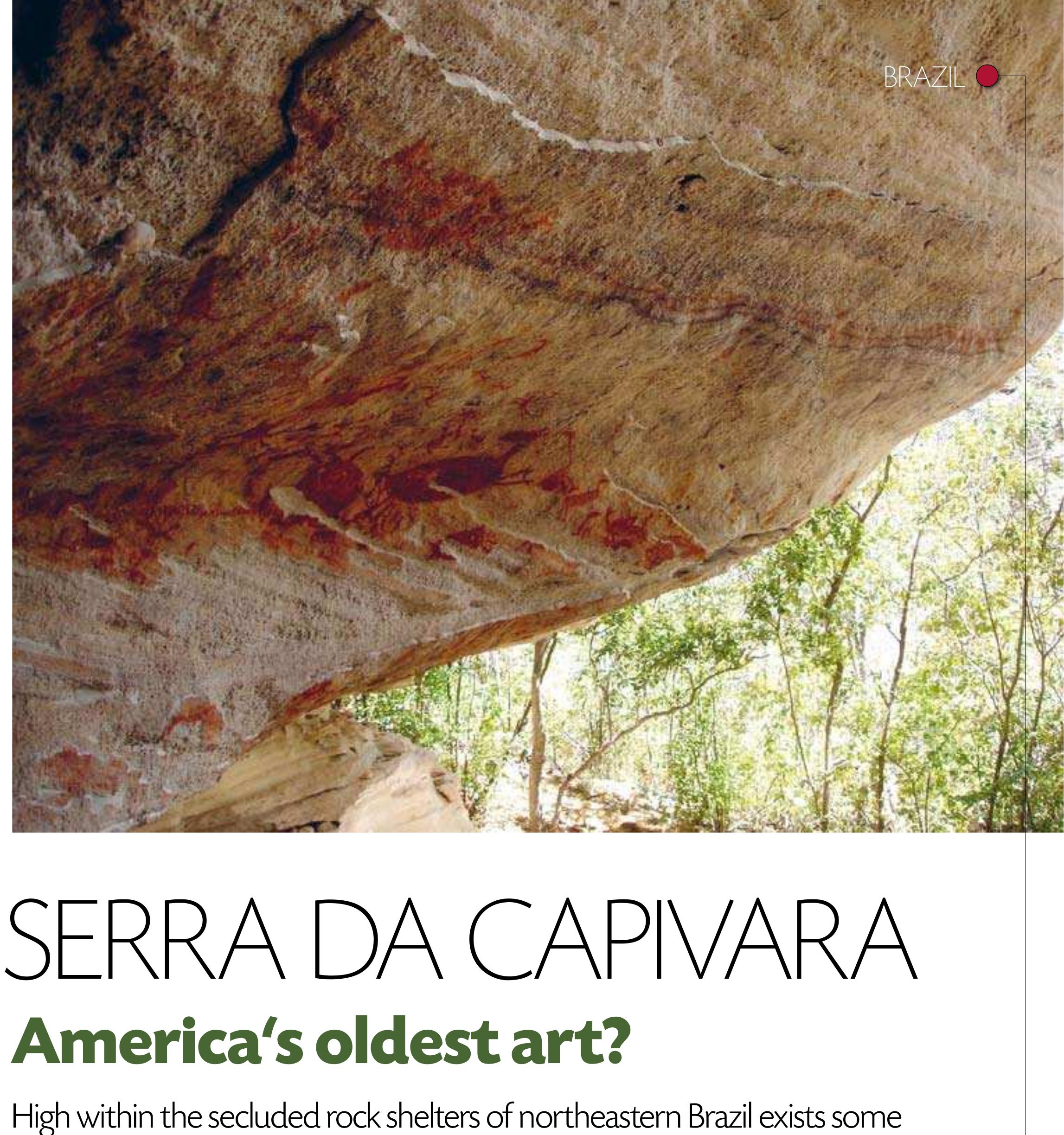 Figure 1 - from The Rock art of the Serra da Capivara