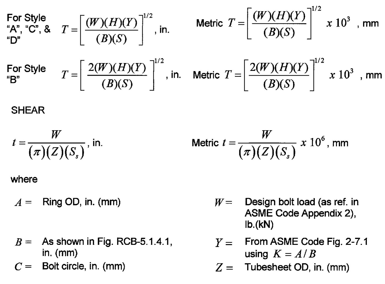 Bending the required thickness of floating head backing